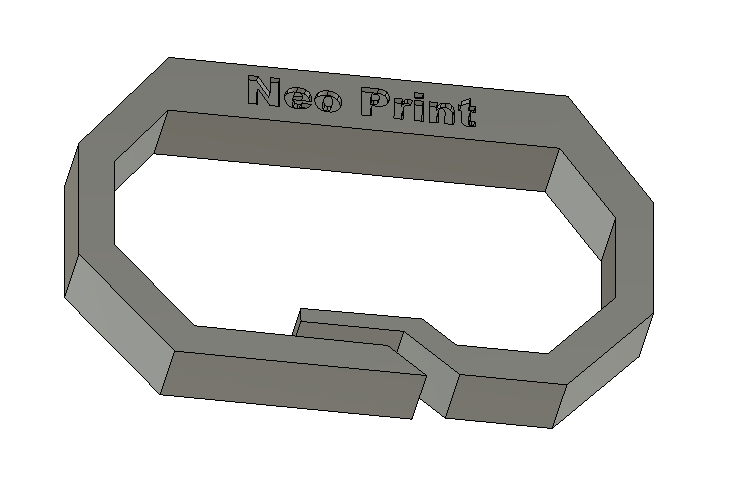 Free STL file Keychain・Object to download and to 3D print・Cults