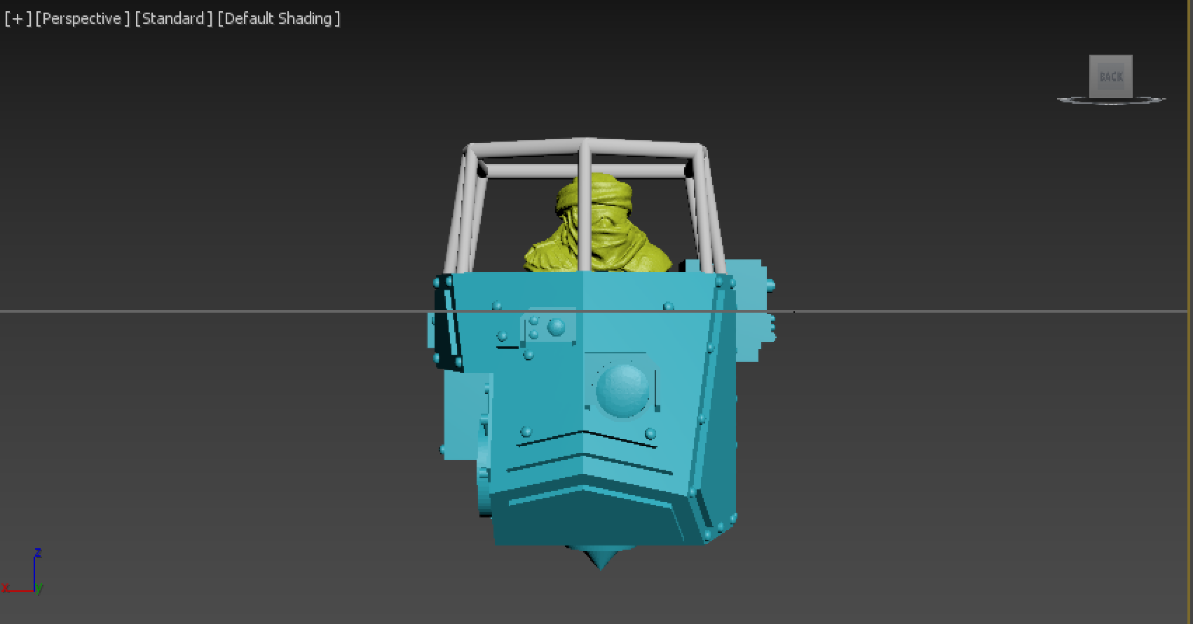 Free OBJ file Exposed Chicken Walker 🐔・3D printable design to download ...