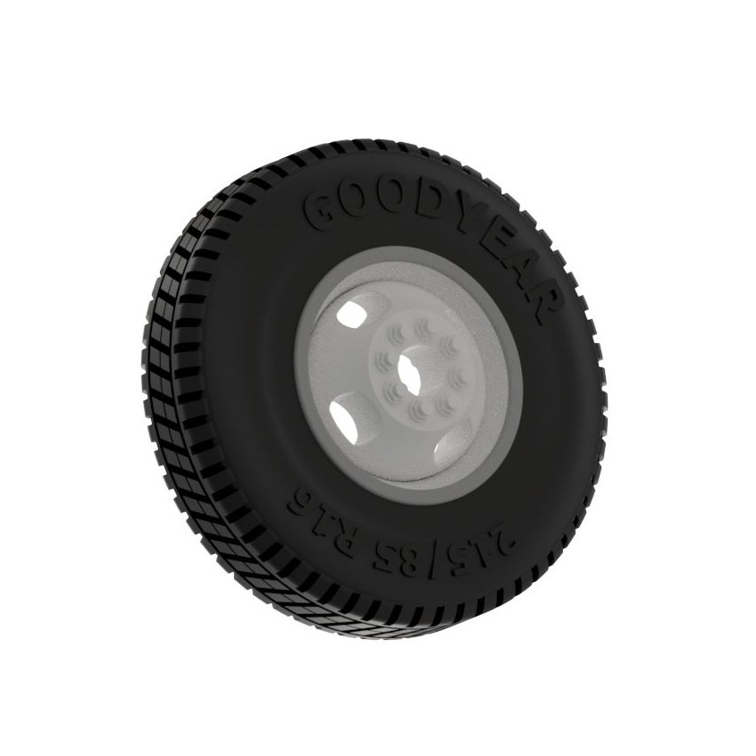 STL file Tyre 215/85/R16 dually・Model to download and 3D print・Cults