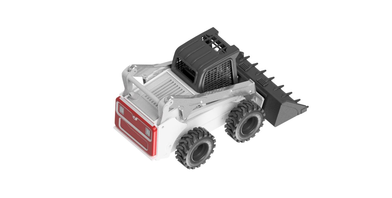 STL file Bobcat S850 1/24 scale skidsteer 🚧・3D print object to download ...