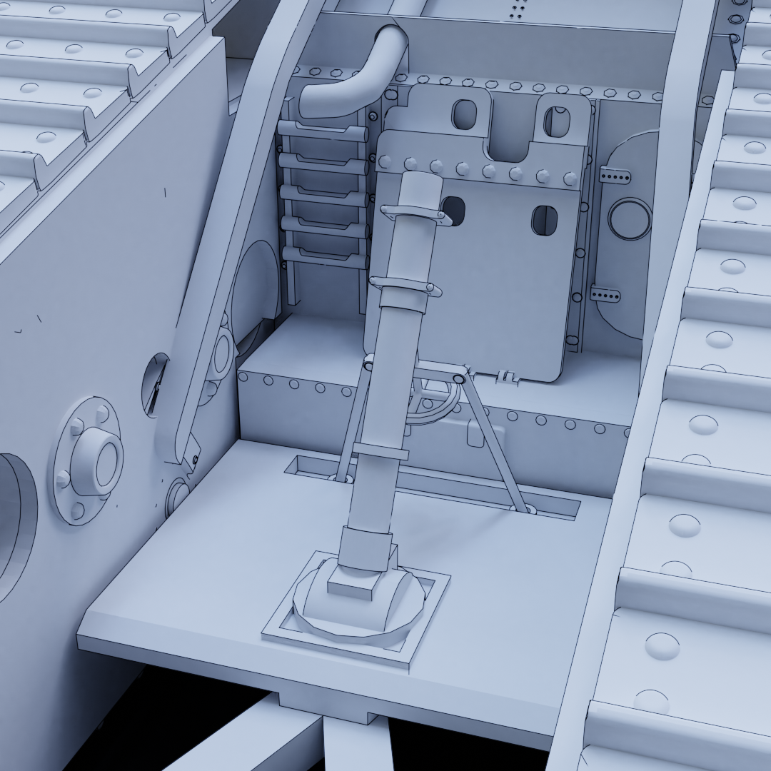 STL file TANQUE MARK IV MALE TADPOLE 1/35 1/48 1/72 ♂️・3D printer ...