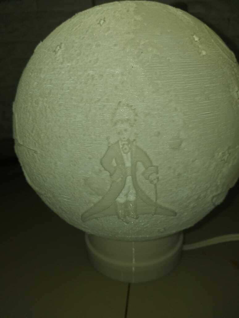 Archivo STL LAMPARA EL PRINCIPITO, THE LITTLE PRINCE LAMP, LAMP, MOON ...