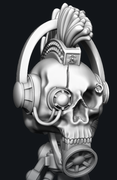 STL file Servo Hive Scum Skull Display Figure・3D printable model to ...