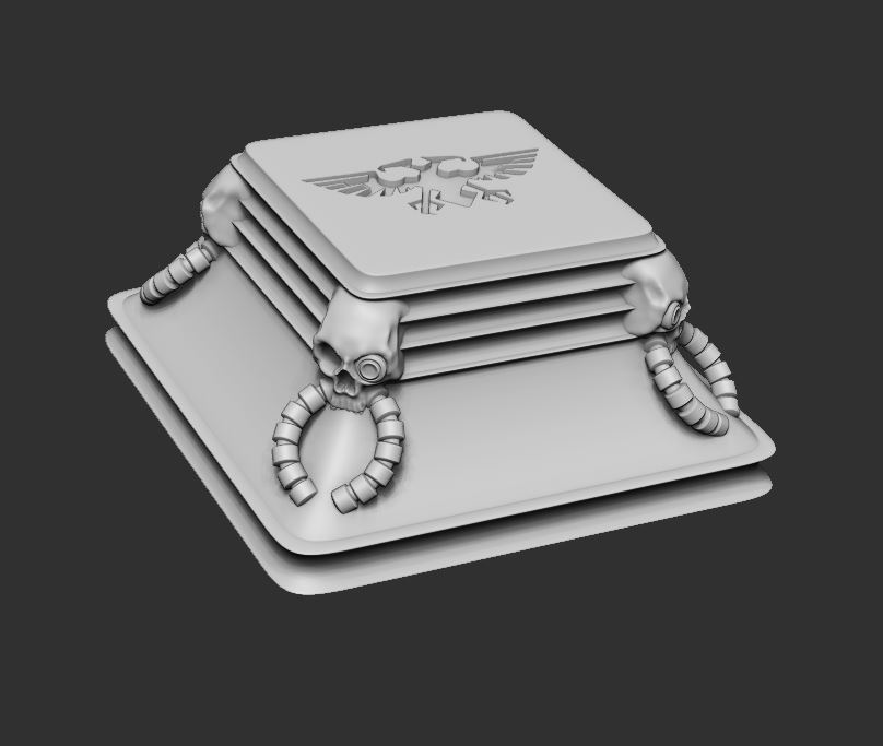 Free STL file Grim Dark Display Plinth ⚔・3D printable object to ...