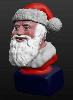 Free STL file Santa Claus・3D printable design to download・Cults