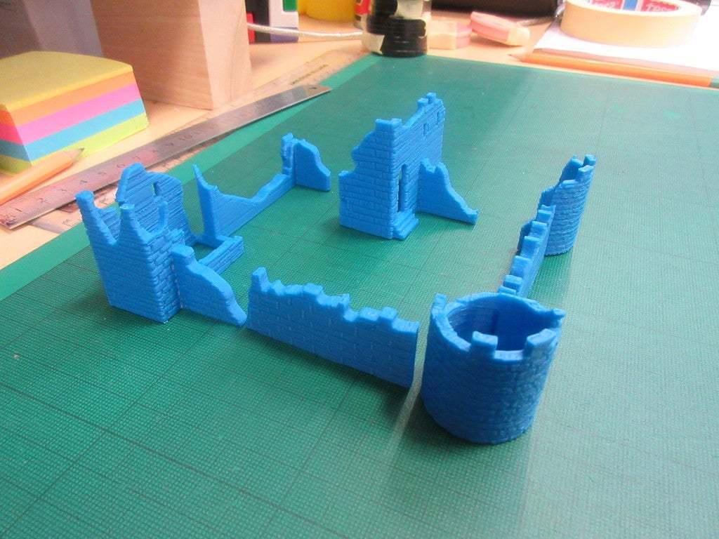 Free STL file Castle ruin 🏰・3D print design to download・Cults