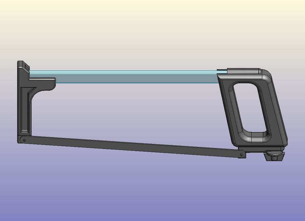 Free STL file Hacksaw・Template to download and 3D print・Cults