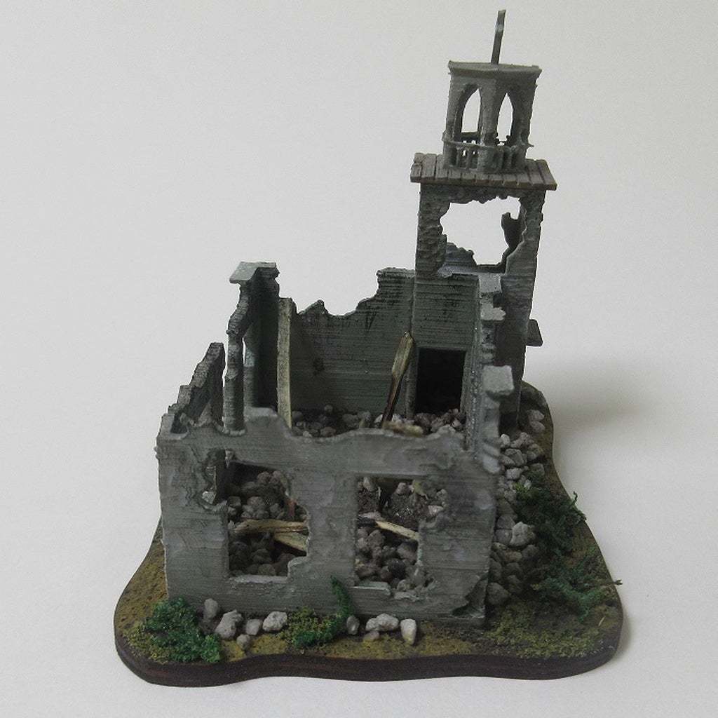 Free STL file Ruined Church 28mm scale ⛪・3D print model to download・Cults
