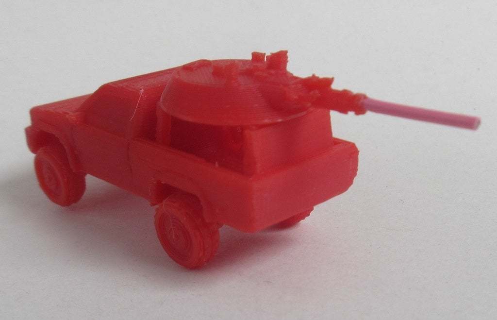 Free STL file Pick up truck/Technical 1/100 scale・3D print design to ...