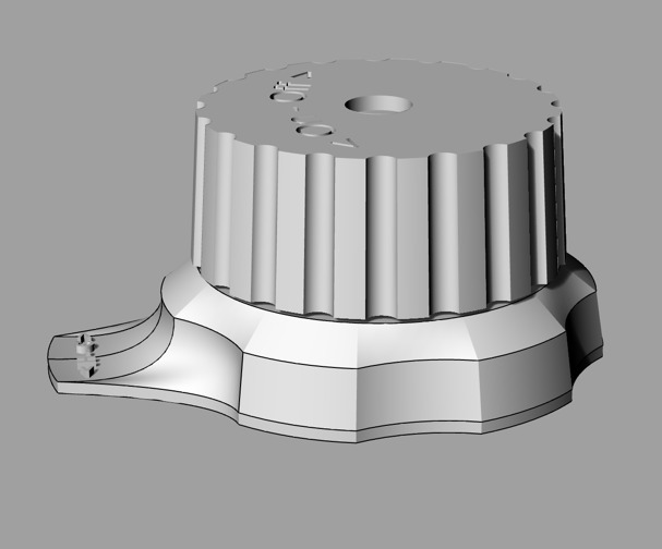 Free STL file Concentric Shower Knobs・3D printer design to download・Cults