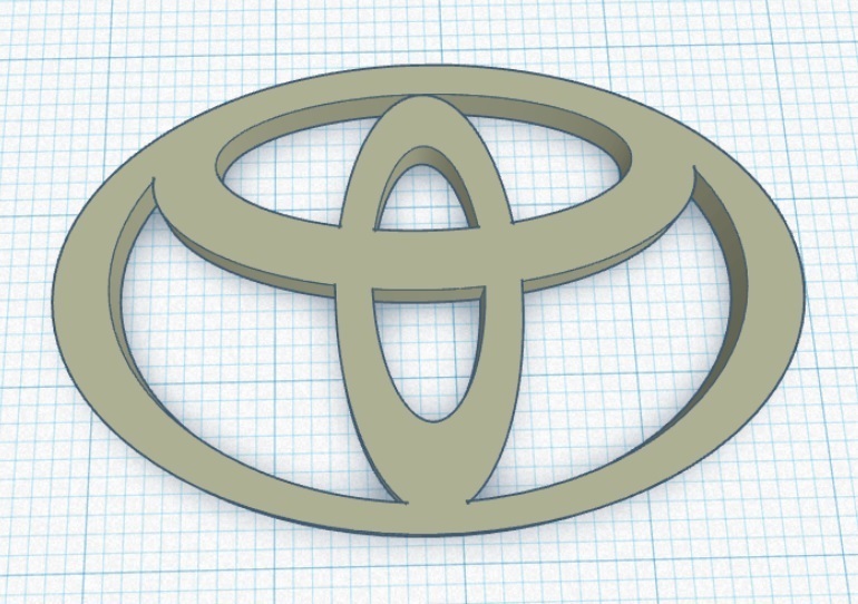 Free STL file Toyota Logo・3D printing model to download・Cults