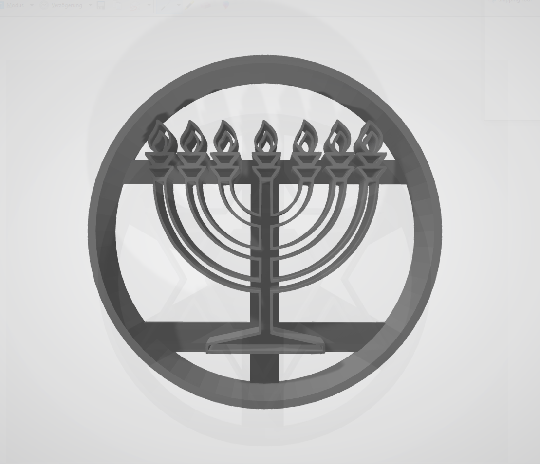 STL file Cookie cutter Menorah・3D printer model to download・Cults