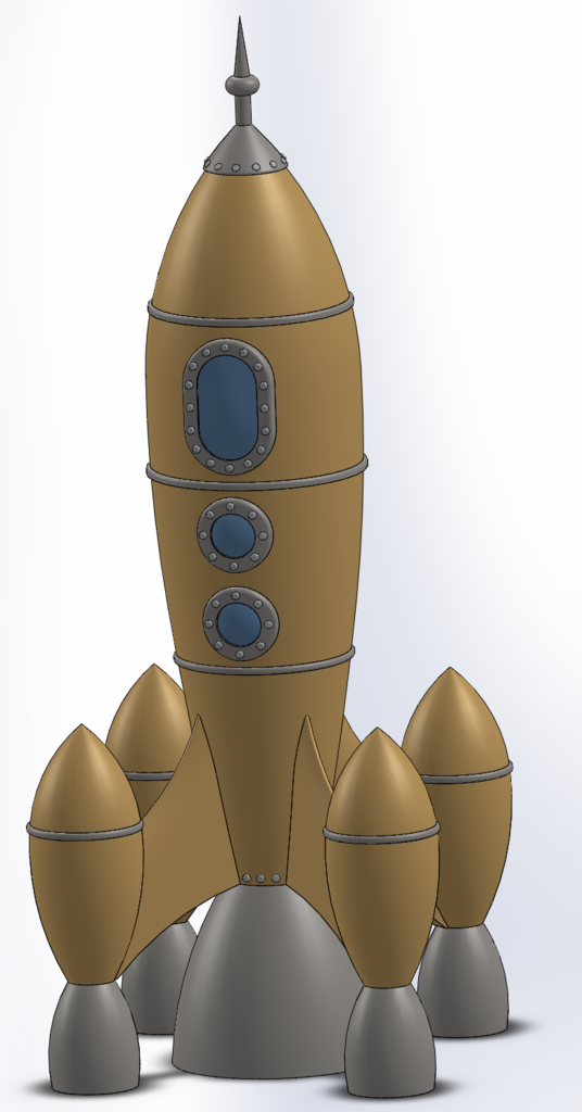 Free STL file RETRO ROCKET 2 (NO SUPPORTS NEEDED!!!)・3D print design to ...