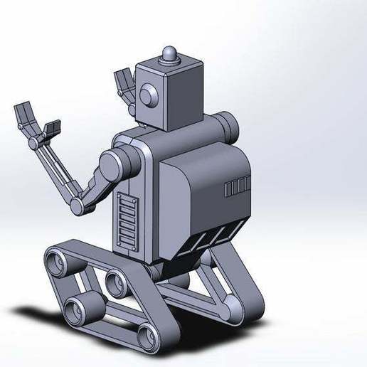 Download free STL file robot pencil holder • 3D printing design ・ Cults