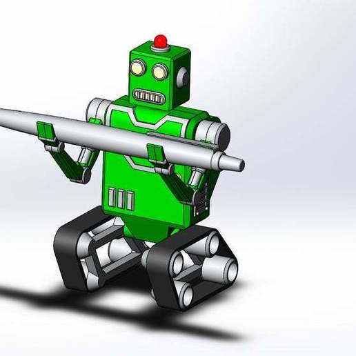 Robot Pencil Holder at Sara Swasey blog