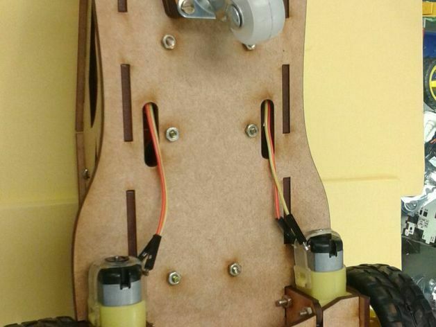 Free STL file 3mm MDF Car 3 Wheel For Arduino・3D printer model to ...