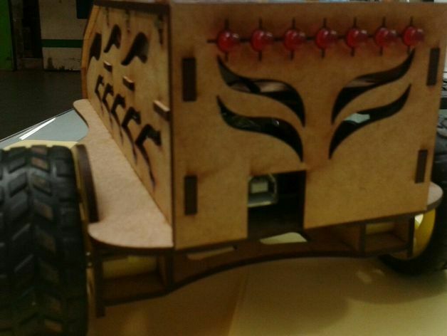 Free STL file 3mm MDF Car 3 Wheel For Arduino・3D printer model to ...