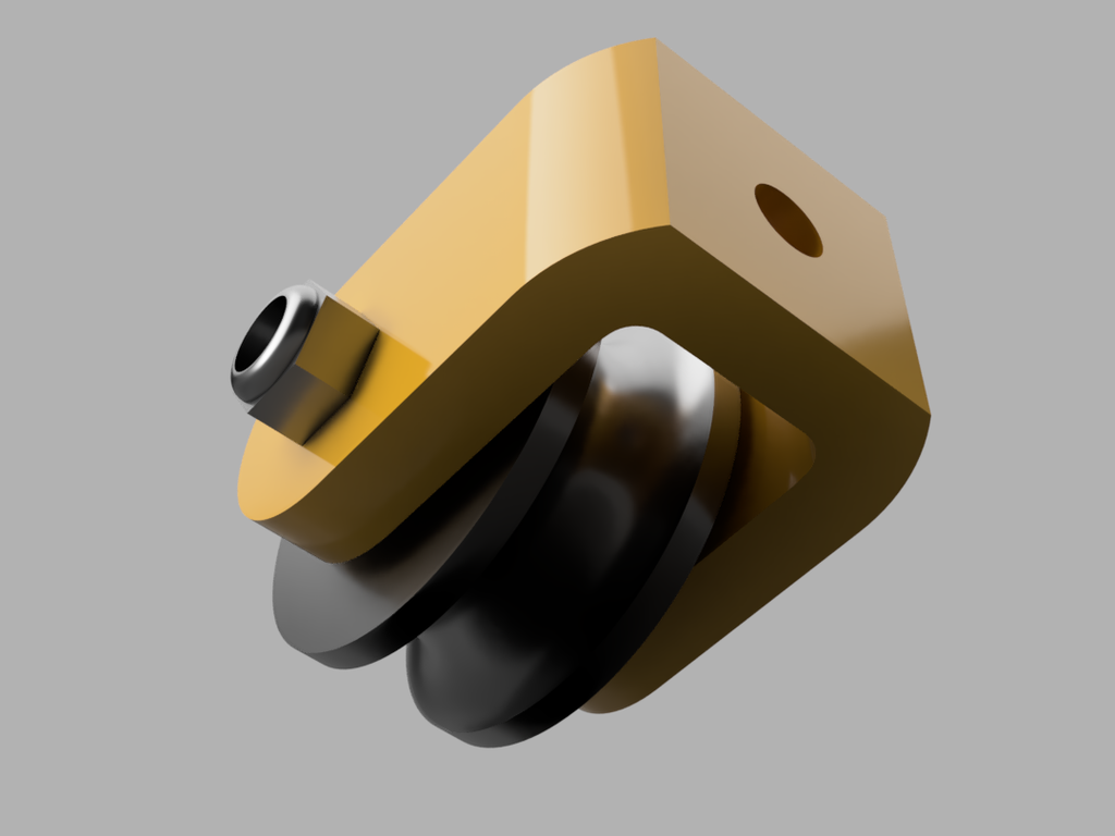 Free STL file pulley for panels | m5 bolt・3D print design to download・Cults