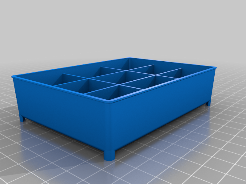 Free 3D file Harbor Freight Small Parts Storage Bin Trays - 3x3 Bottom ...