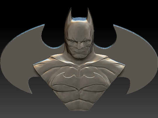 Free 3D file Batman 3D STL Model for CNC Router Engraver CarvingMachine ...
