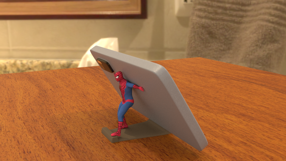 STL file Spider-Man Cellular Base・3D print object to download・Cults