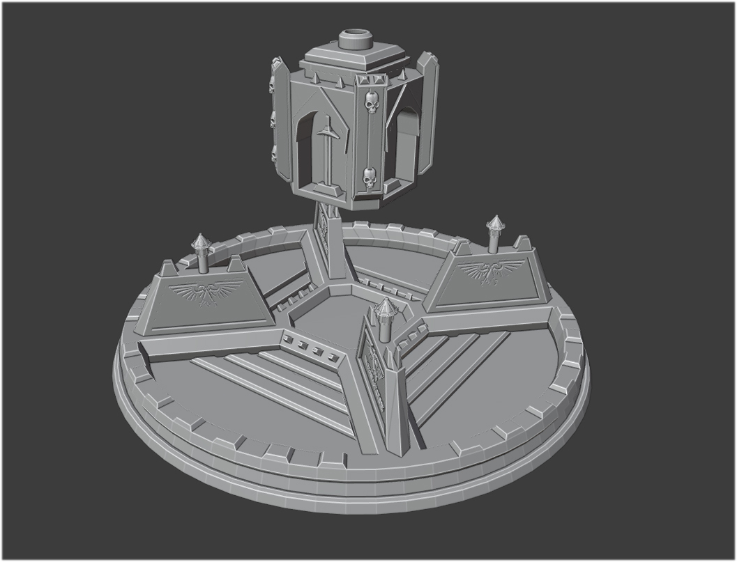Free STL file Imperial Objective Point.・3D printable model to download ...