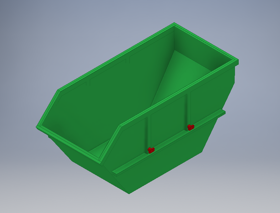 STL file 10 CBM Skip 1:14・3D printing design to download・Cults