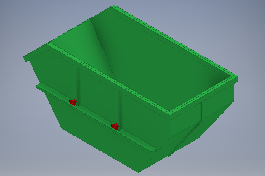 STL file 10 CBM Skip 1:14・3D printing design to download・Cults