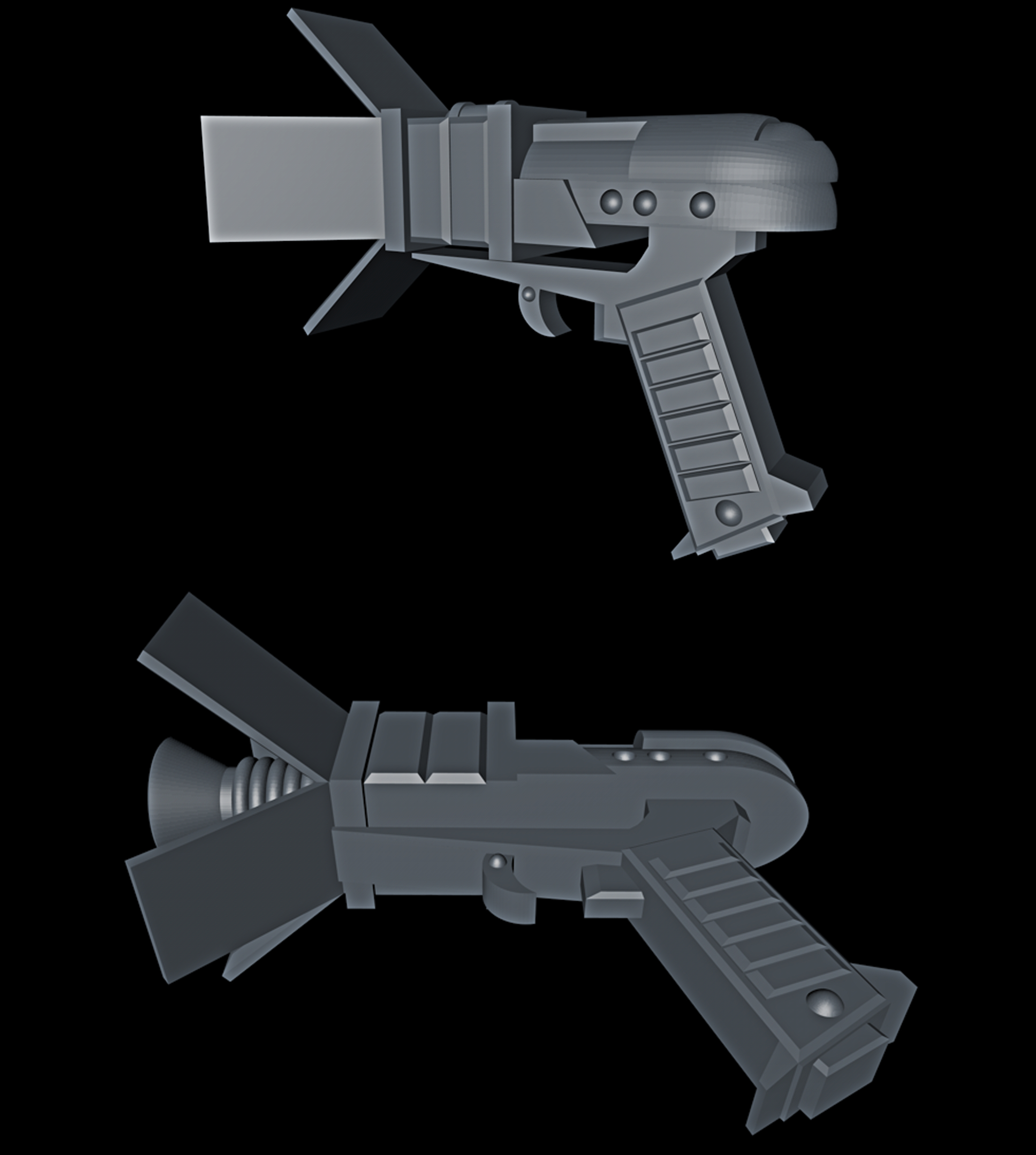 STL file Mirror Master's Mirror Gun・3D printing design to download・Cults