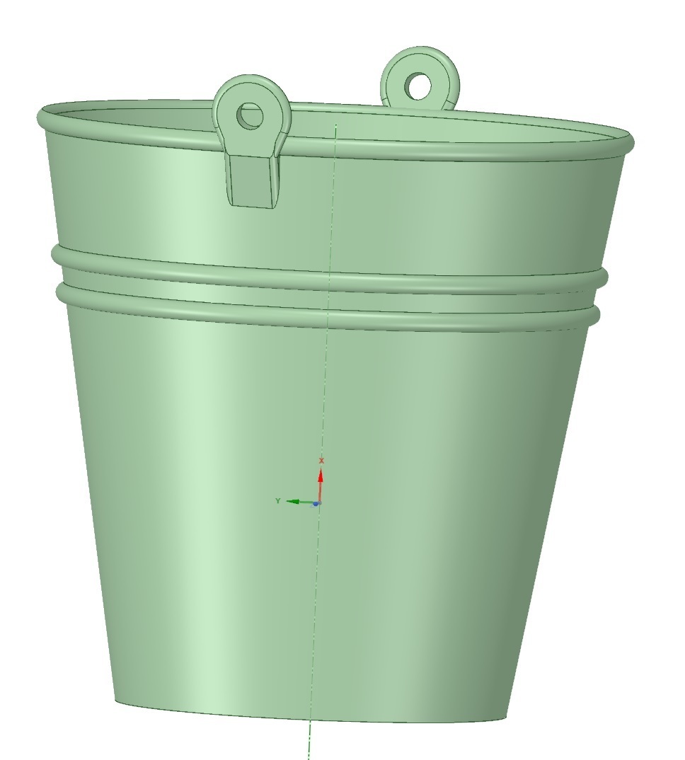 STL file Bucket・Template to download and 3D print・Cults