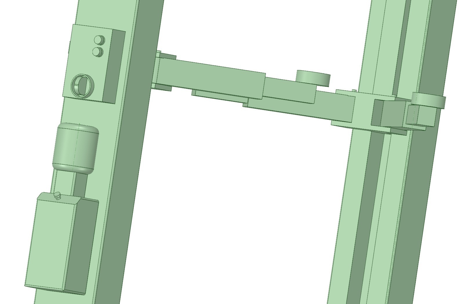OBJ file two column lift - podnośnik samochodowy・3D printer model to ...