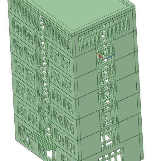 Download STL file House Building • 3D printing model ・ Cults