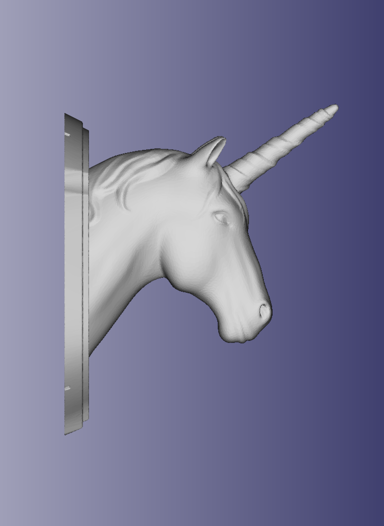 Free STL file Unicorn Wall Plaque・3D printable model to download・Cults