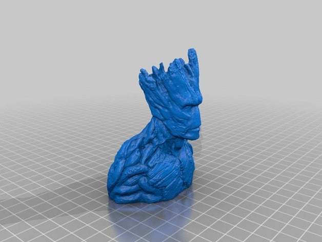 Free 3d File Bust Of Groot š¤ć»template To Download And 3d Printć»cults