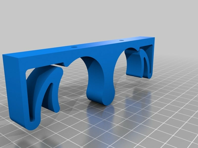 Free STL file 2 Tubes holder Ø40mm・3D printing template to download・Cults