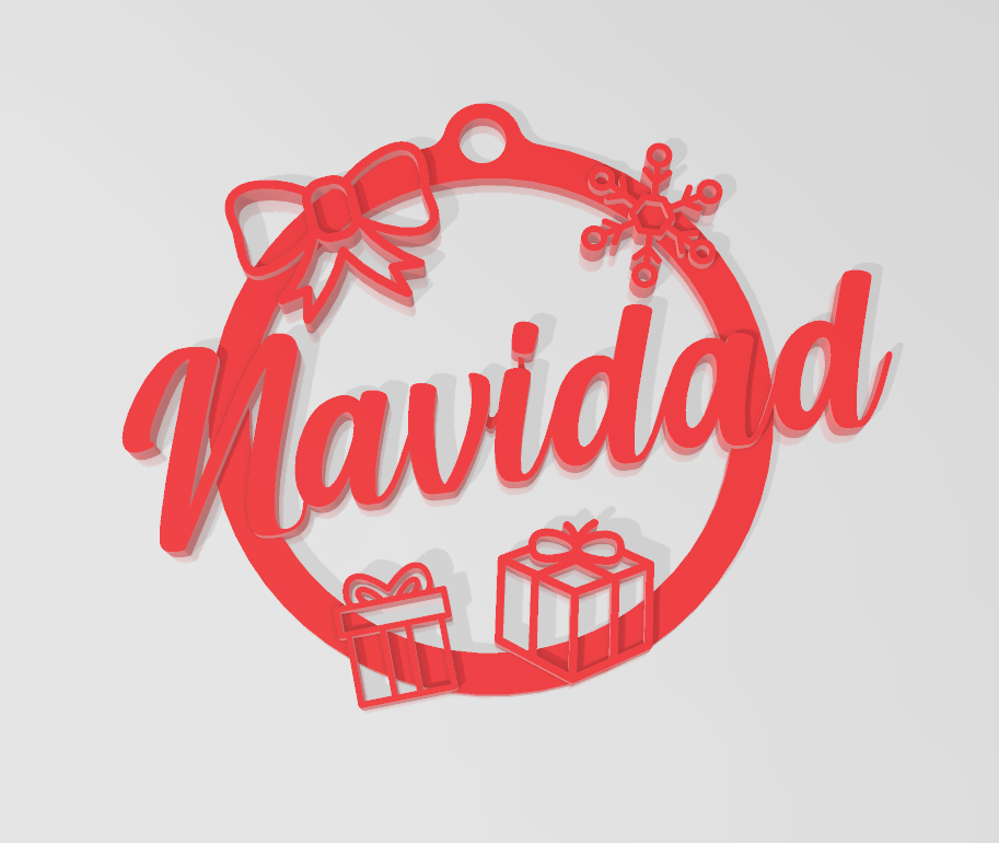 STL file 2.5D Christmas Ornament 🎄・3D printable design to download・Cults