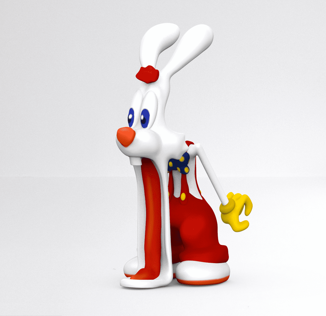 STL file Roger Rabbit 🐇・3D printable design to download・Cults