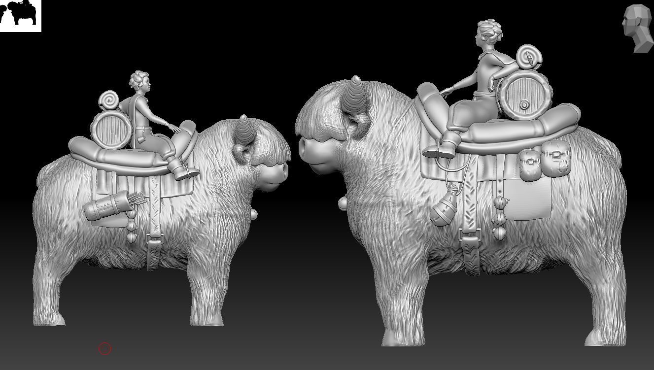 STL file WANDERER #1 (Role characters. Collection 1) 🐂・Template to ...