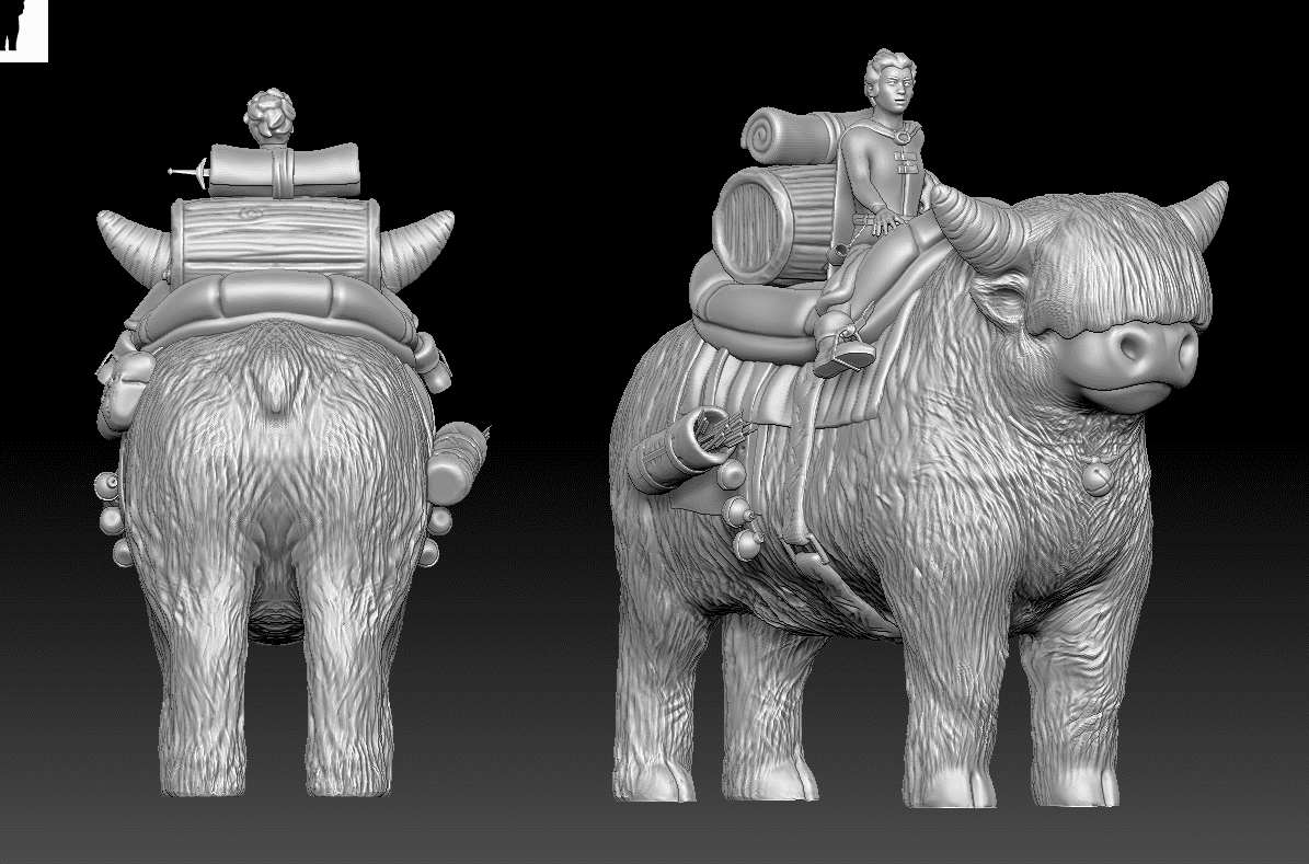 STL file WANDERER #1 (Role characters. Collection 1) 🐂・Template to ...