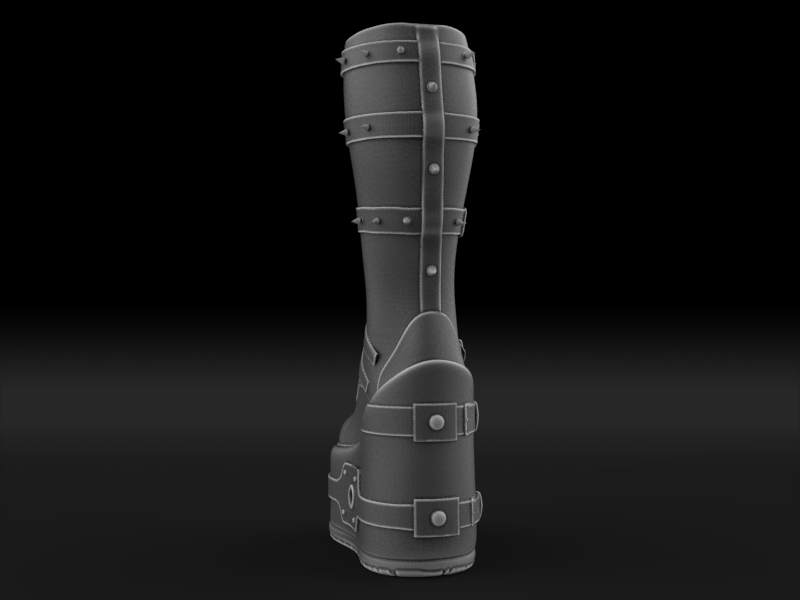 STL file gothic boots 🦶・Design to download and 3D print・Cults