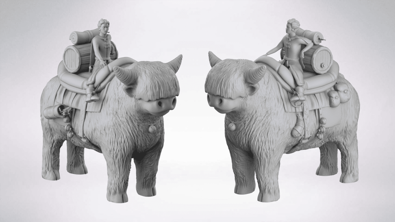 STL file WANDERER #1 (Role characters. Collection 1) 🐂・Template to ...