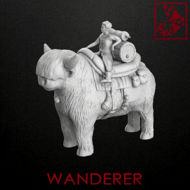STL file WANDERER #1 (Role characters. Collection 1) 🐂・Template to ...