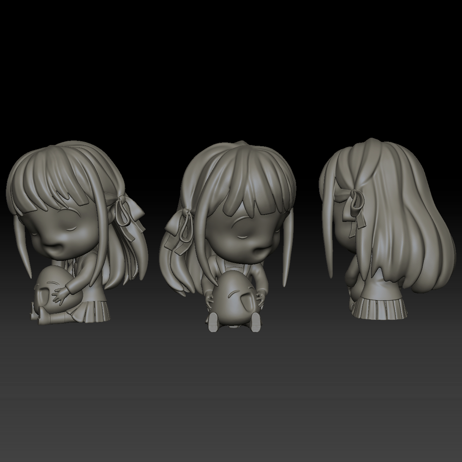 Файл STL Chibi girl・Дизайн для загрузки и 3D-печати・Cults