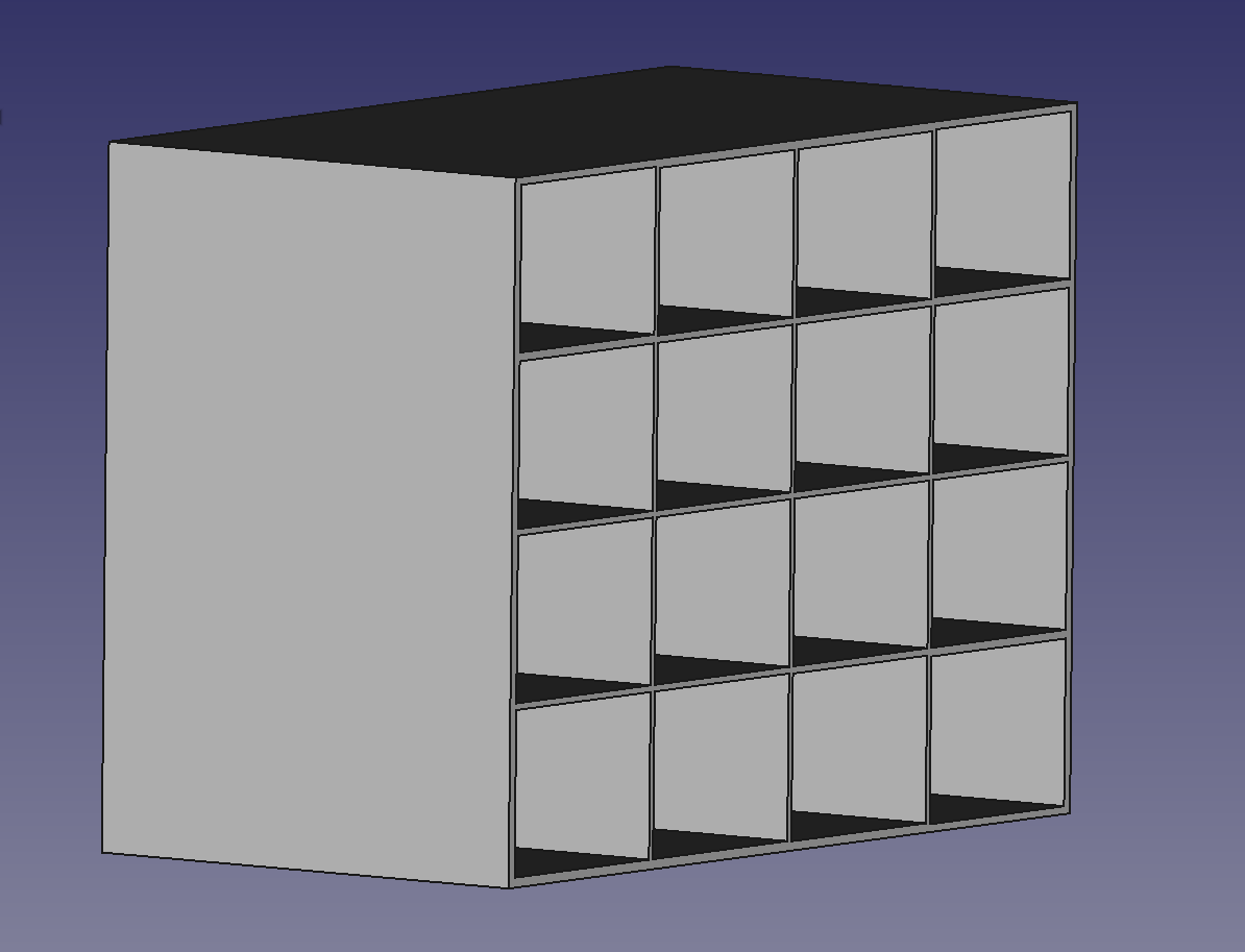 STL file Storage box 16 compartments・3D print design to download・Cults