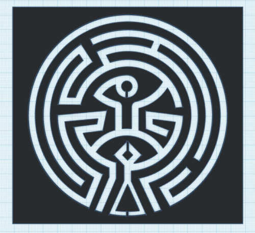 Descargar archivo STL gratis Westworld Maze - Stencil 🧑‍🎨・Modelo para ...