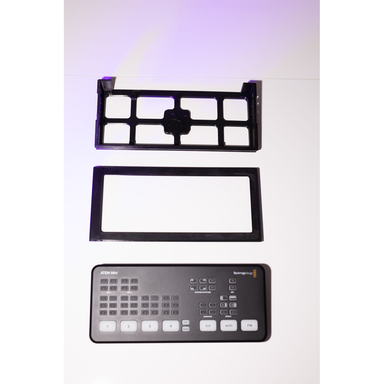 STL file Black Magic Design Atem Mini cage with tripod mount and ...