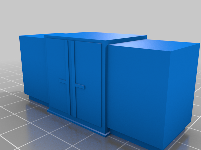 Free STL file 1/100 Military Containers・3D printable model to download ...