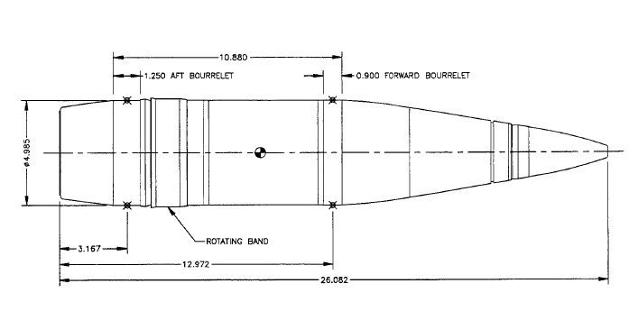 Free 3D file Navy 5in Projectile・3D print object to download・Cults