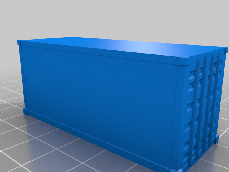 Free STL file 1/100 Military Containers・3D printable model to download ...