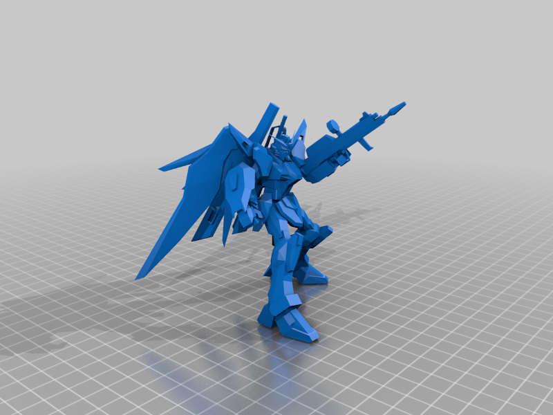 Free STL file Mobile Suit Gundam Seed Collection Low Poly 🤖・3D printing ...
